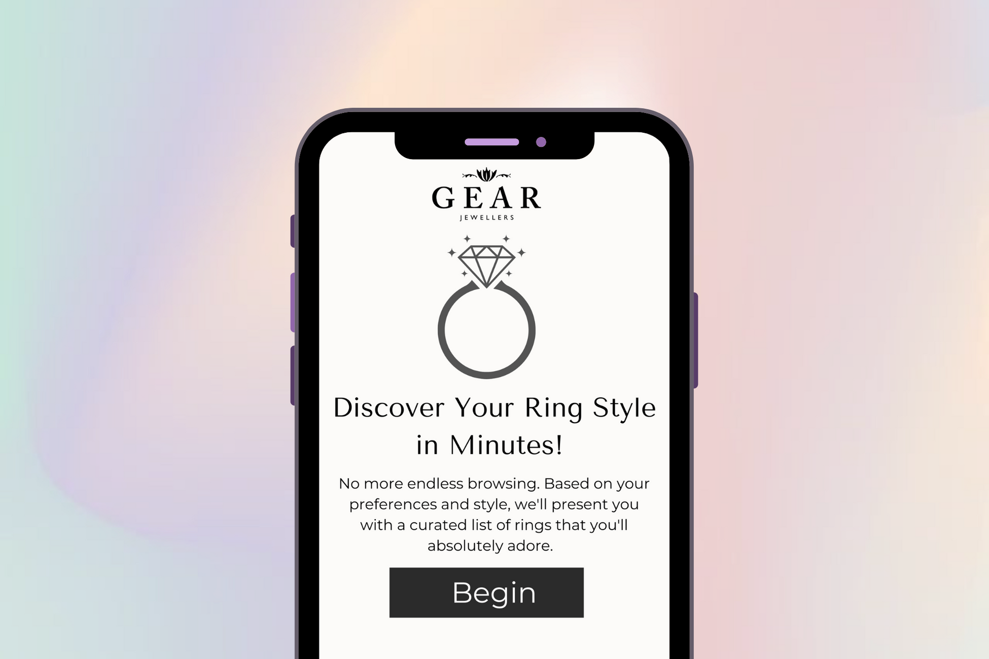 ZOE | Round Halo Diamond Set in 18ct White Gold – Gear Jewellers