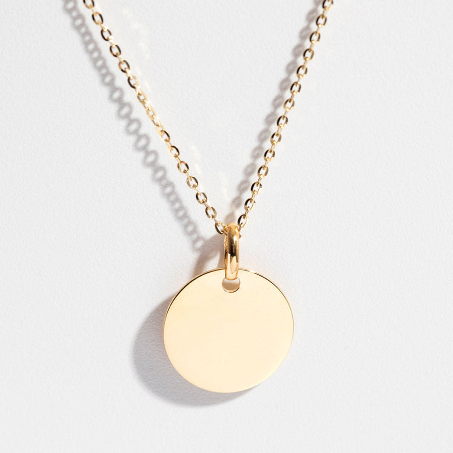 Disc Necklace | 9ct Gold - Gear Jewellers