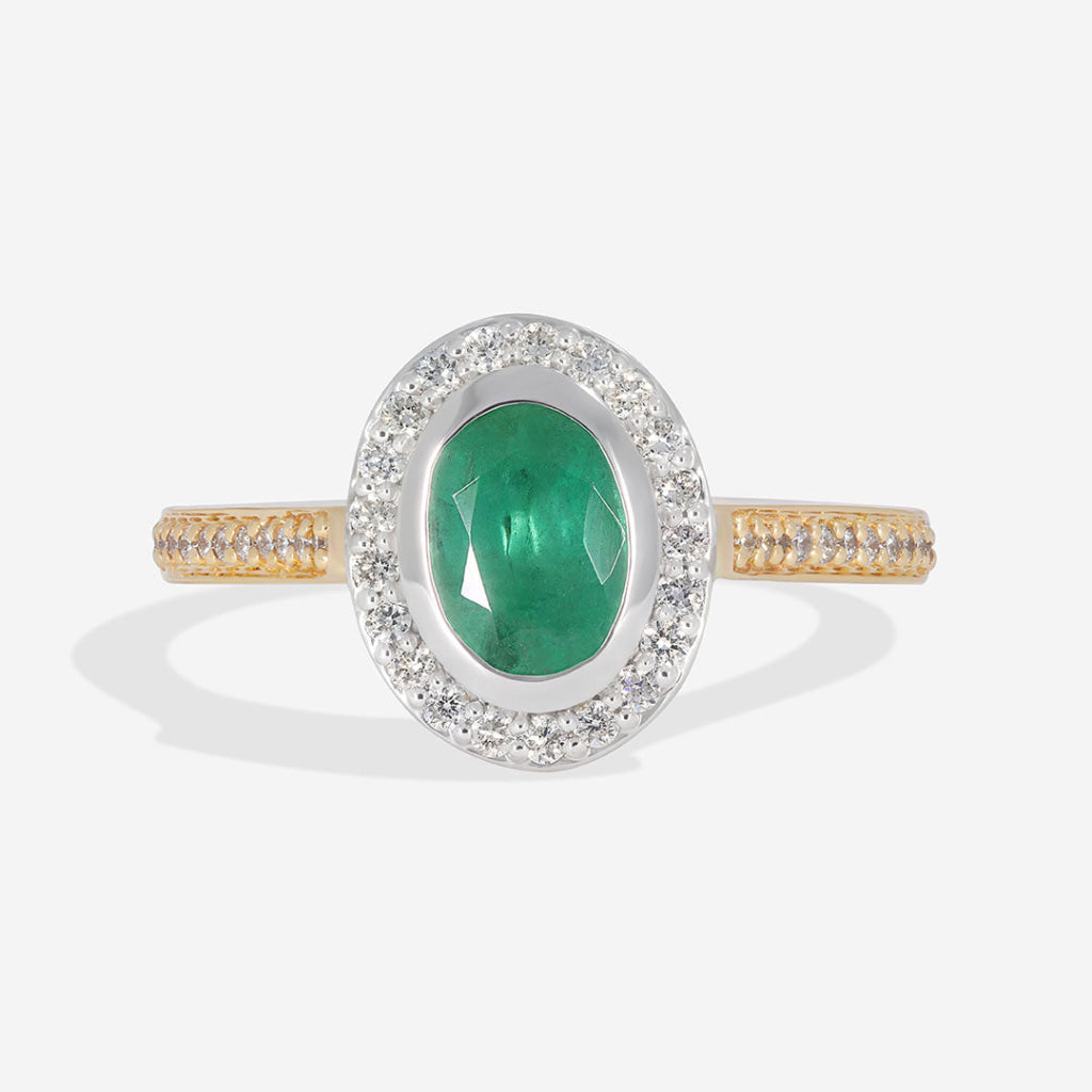 Eden | Emerald Diamond Ring - Gear Jewellers