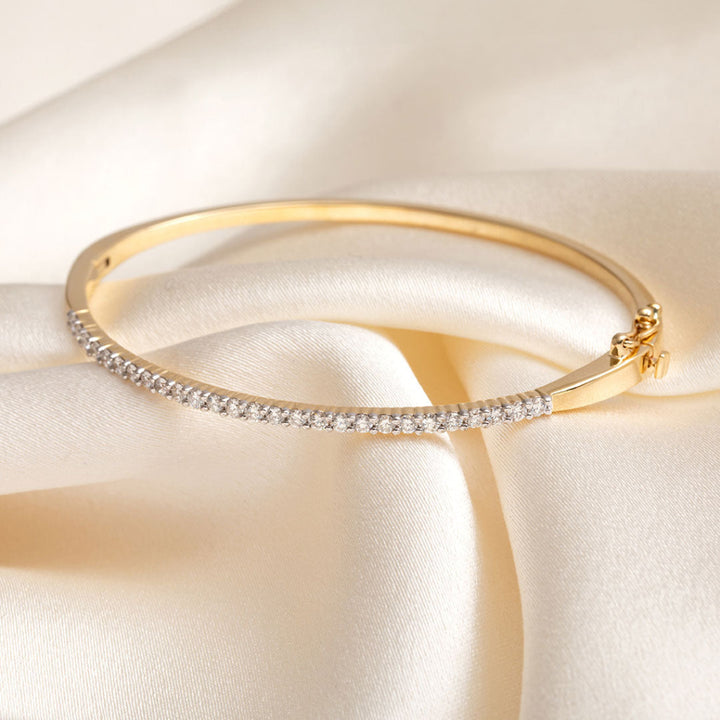 TEXAS | Diamond Bangle in 9ct Gold - Gear – Gear Jewellers