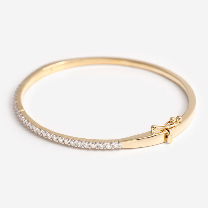 TEXAS | Diamond Bangle in 9ct Gold - Gear – Gear Jewellers